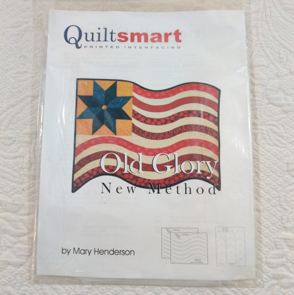 Art | Old Glory Quilt Pattern Quiltsmart By Mary Henderson New Method Flag Vintage | Poshmark